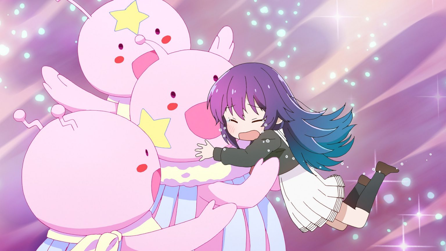 Hoshikuzu Telepath - Episode 1 - A Very Introverted Girl meets Alien ...